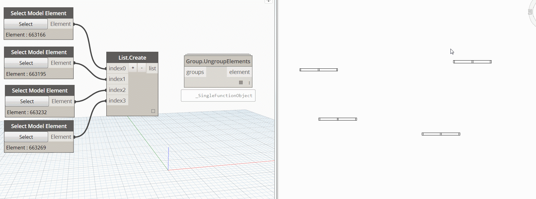 Group.UngroupElements – Dynamo Nodes