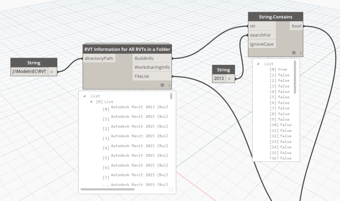 String.Contains – Dynamo Nodes