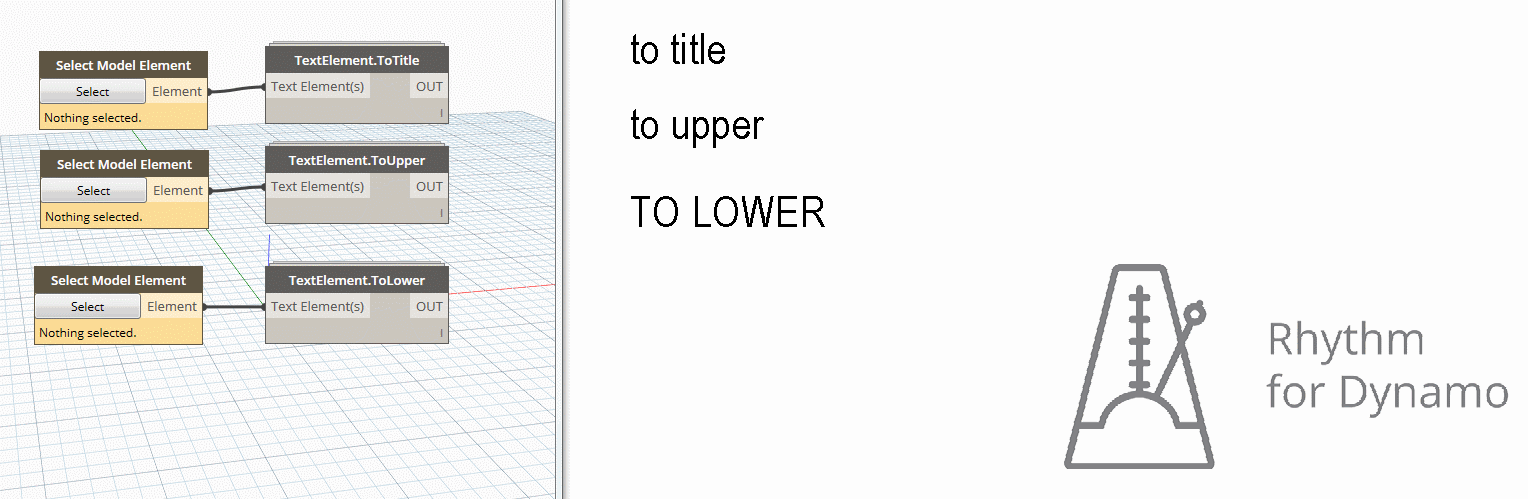TextElement Modifiers – Dynamo Nodes