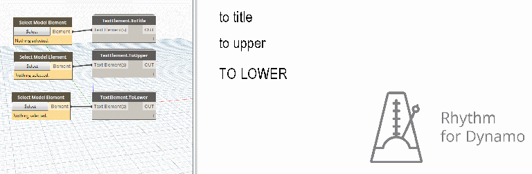 TextElement Modifiers – Dynamo Nodes