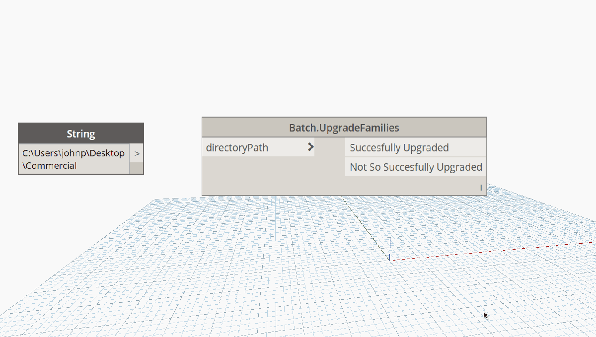 Batch.UpgradeFamilies – Dynamo Nodes