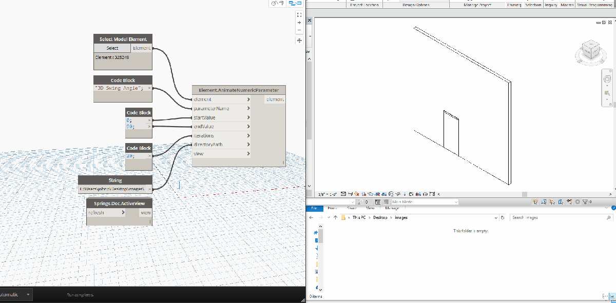 Element.AnimateNumericParameter – Dynamo Nodes