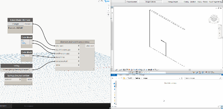 Element.AnimateTransparency – Dynamo Nodes
